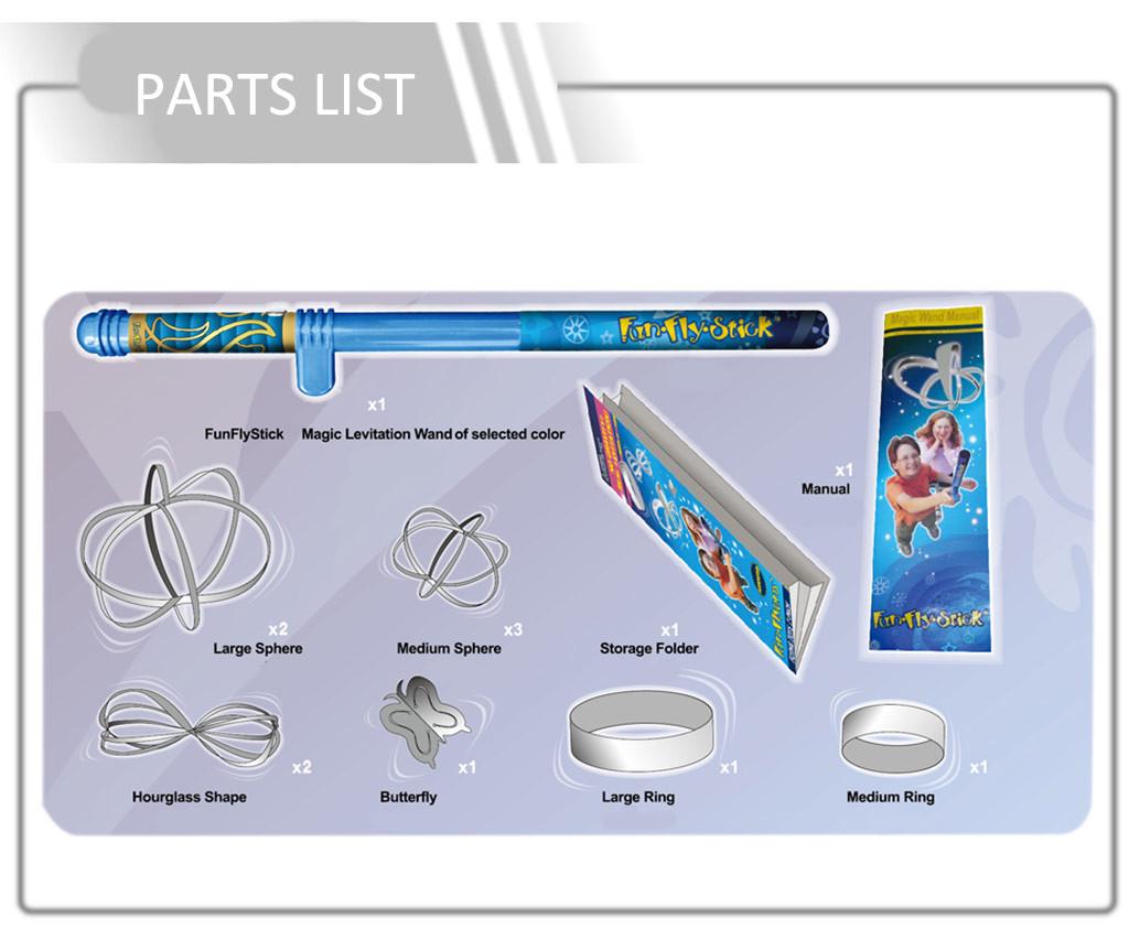 Buy Fun Fly Stick Magic Levitation Wand Science Toys Electric Static ...