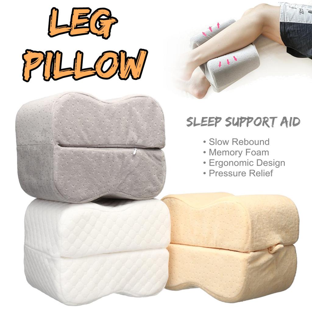 Buy Memory Foam Leg Pillow Hips Knee Support Cover Pressure Relief ...