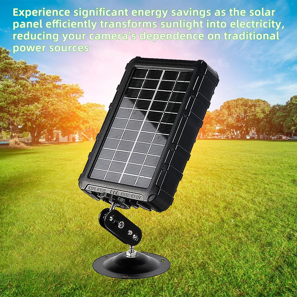 Cheap Trail Camera Solar Panel 4400mAh Rechargeable Solar Charger for ...