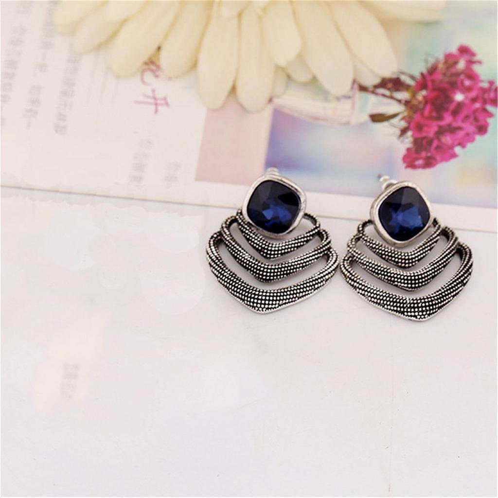 Satın alın HHNN Crystal Dangle Earrings Minimalist Geometric Stud ...