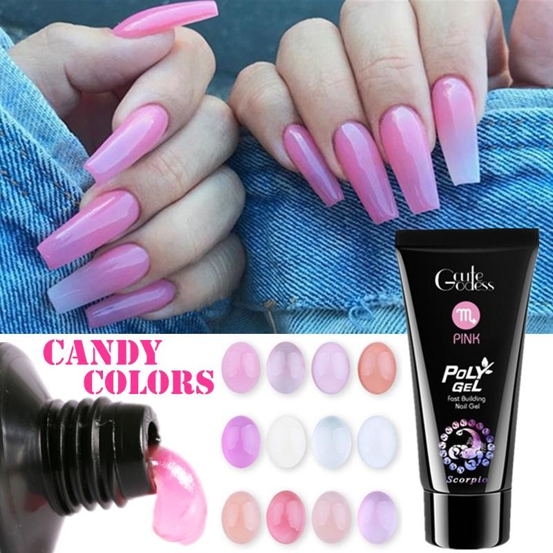 Buy Crystal Extend UV Nail Gel Extension Builder Nail Art Gel Lacquer ...