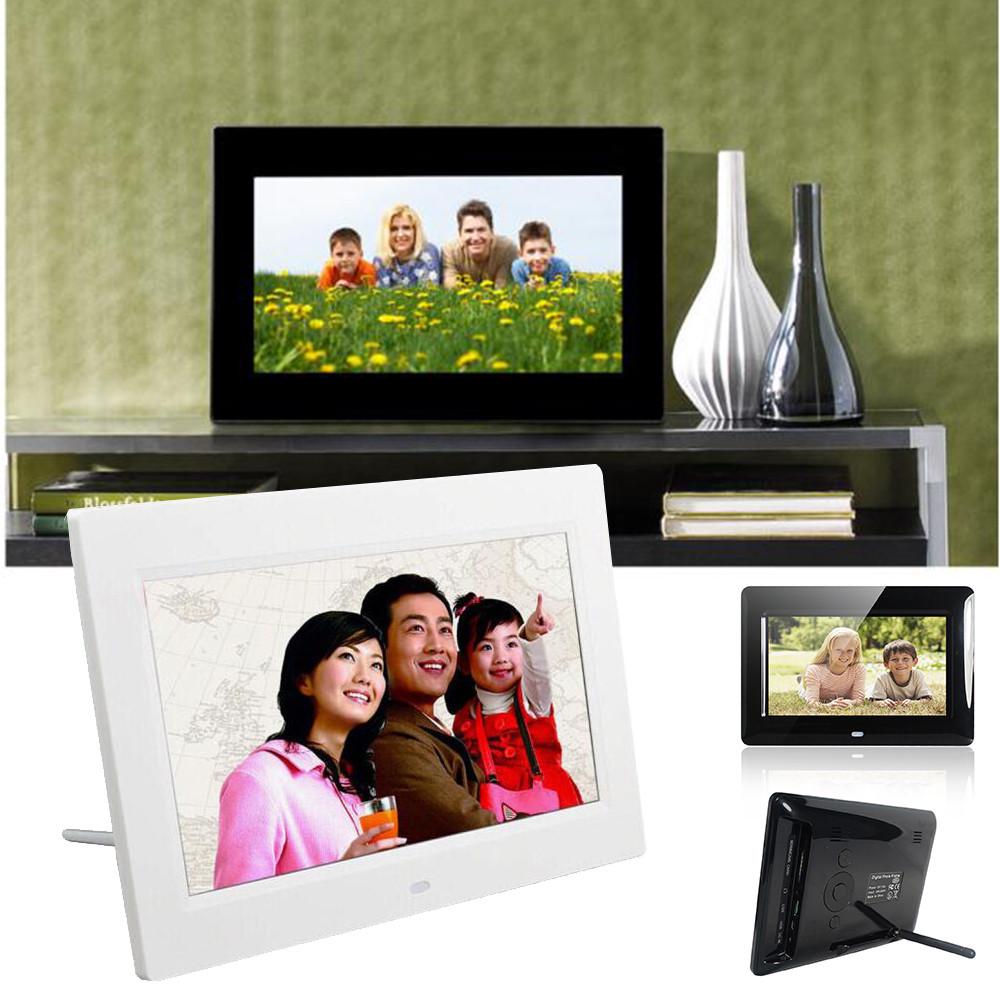 Buy 7inch HD LCD Digital Photo Frame Alarm Clock Slideshow MP3 MP4 ...