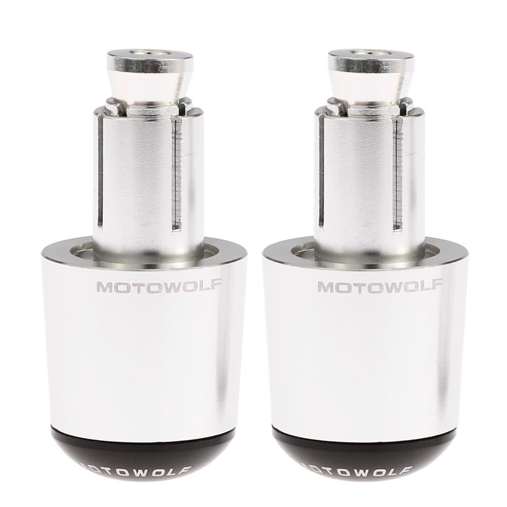 Buy Pair of Universal Motorcycle Motorbike Aluminum Handlebar Bar Ends ...