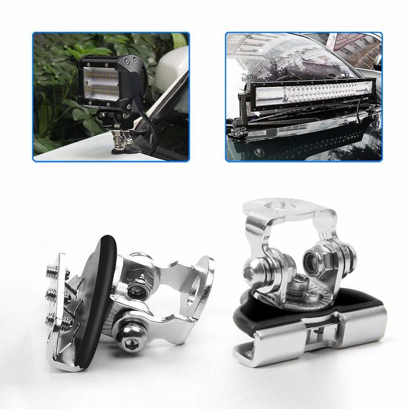 Buy Universal Car Hood Rotating Bracket Cover Work Light Bar Mount ...
