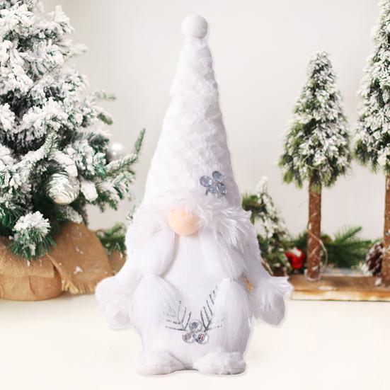 Buy Delicate Fine Workmanship Snow-white Christmas Gnome Doll Chic ...