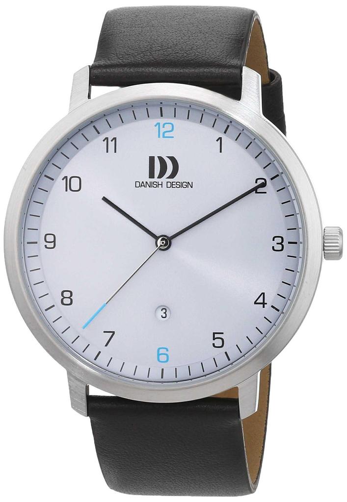 Buy Danish design quartz men's watch - analog display brown leather ...