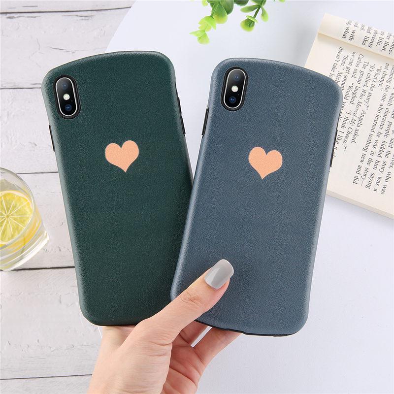 TPU Silk Grain Small Pretty Waist Relief Heart Pattern For IPhone 6 7 8 ...