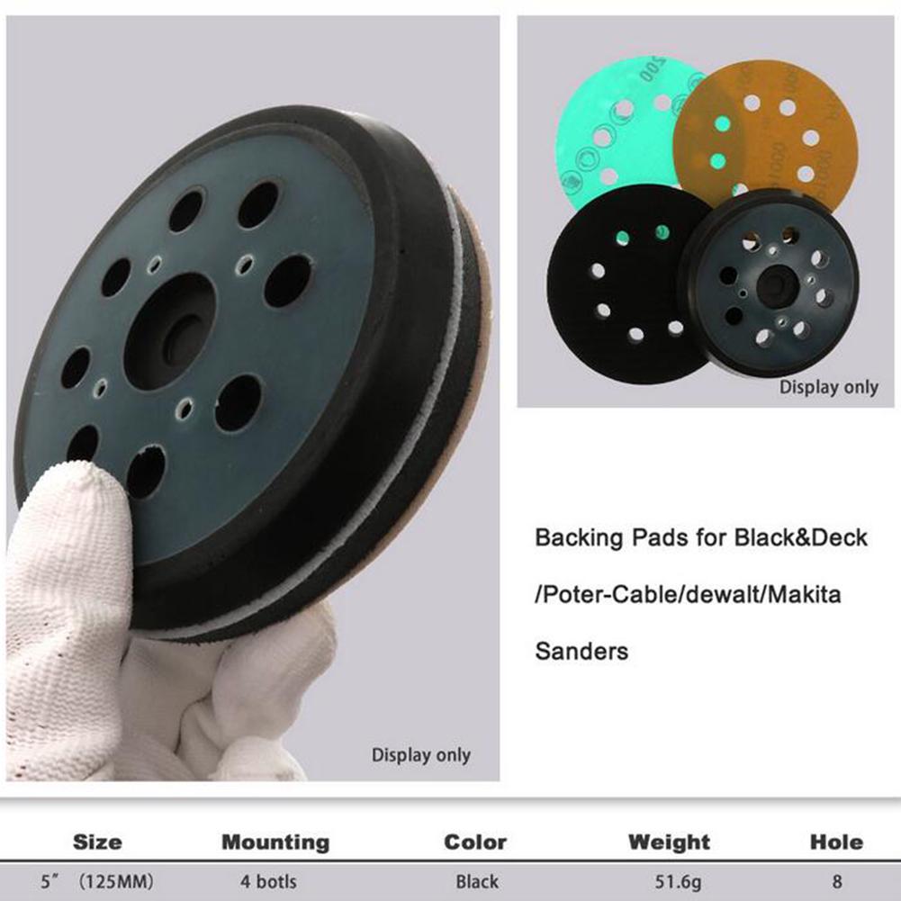 Buy Hook and Loop Sander Pad Self-adhesive Sanding Polishing Disc 5 ...