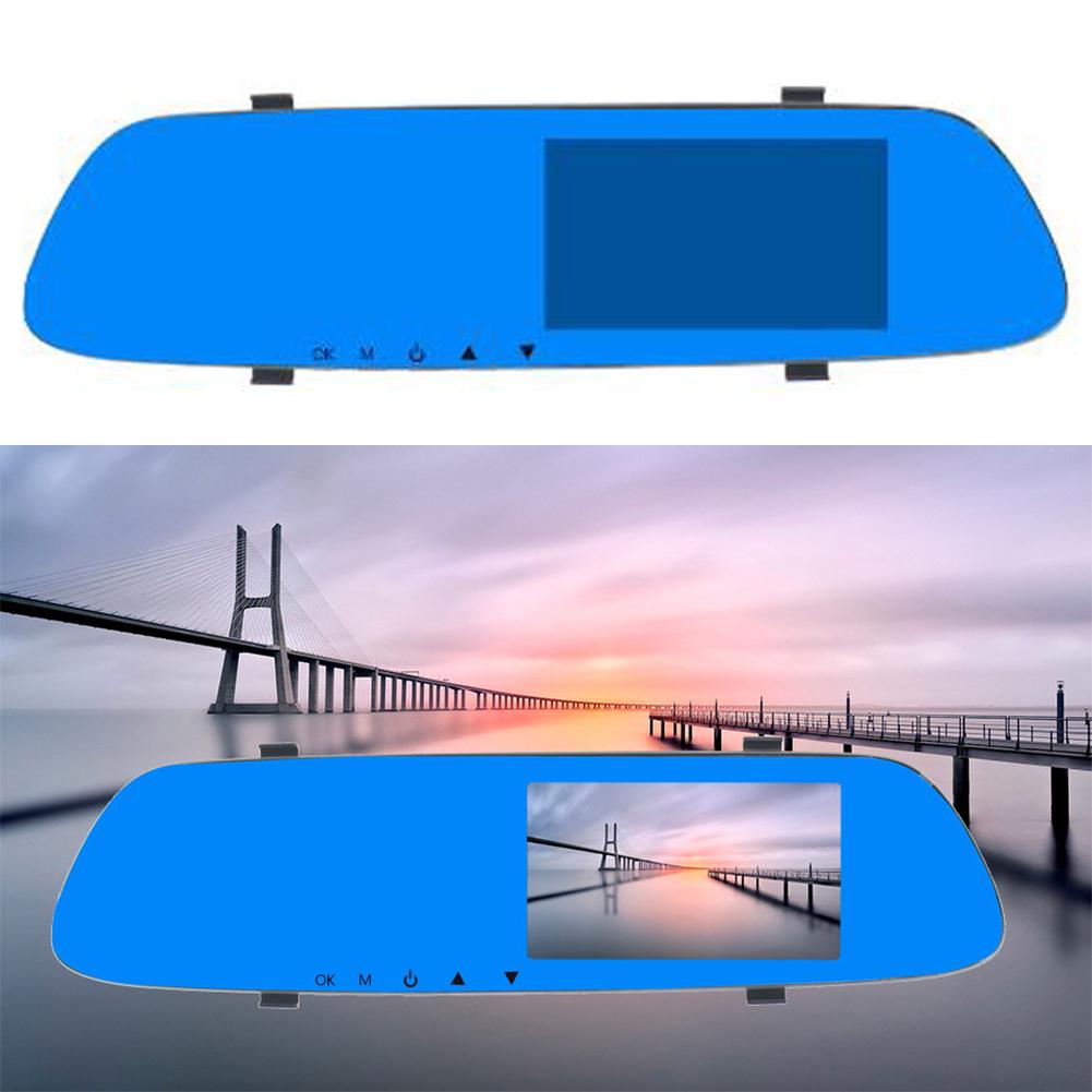 Buy Right Hand Drive Car Rearview Mirror Dash Cam 1080P 4.3" Dual Lens ...