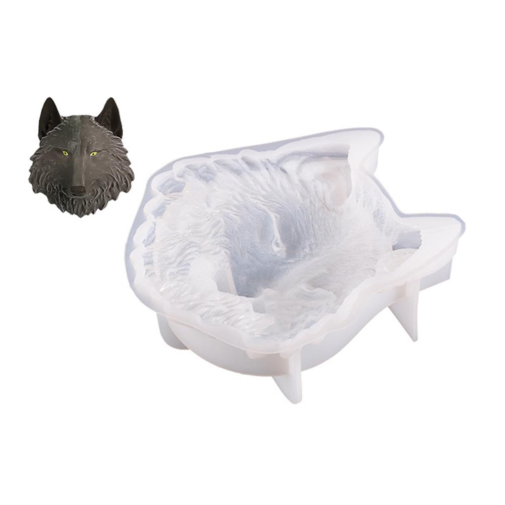Cheap Animal Wolf Head Shape Resin Mould Epoxy Resin Silicone Molds ...