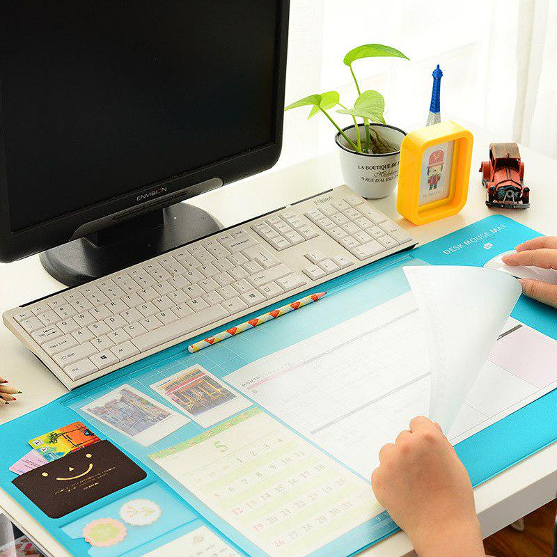 Buy Waterproof Desk Pad Multi-function Desktop Organizer Stationery ...