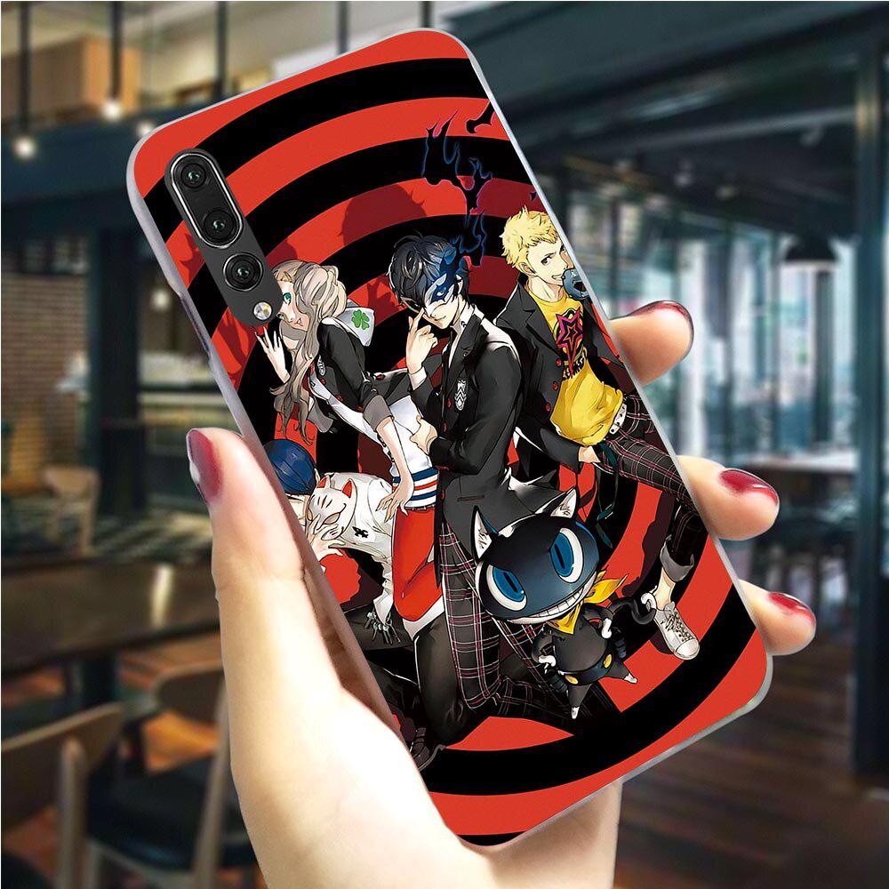 Persona 5 P5 Game Phone Case for Huawei P20 Lite 2018 Cover P9 P10 P30 ...