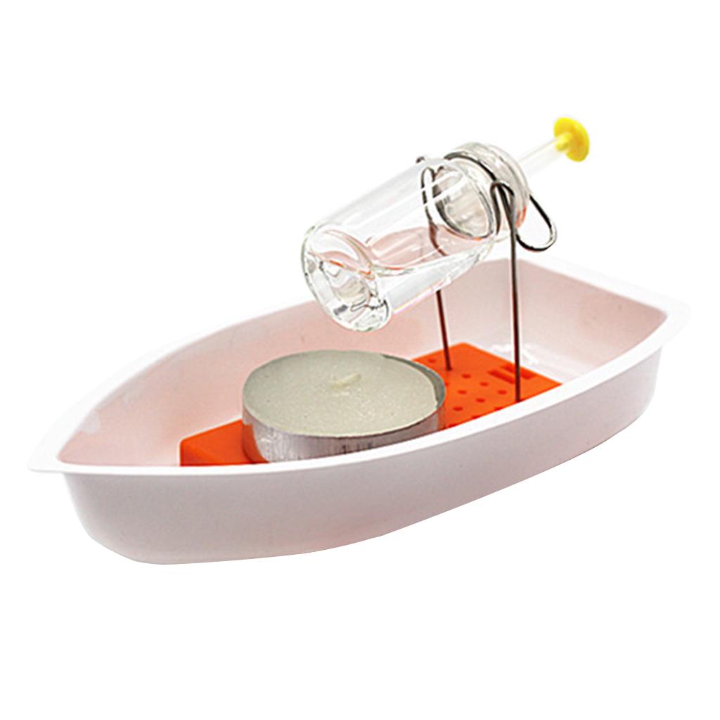 Steam Candle Powered Speed Boat Toy DIY Steamships Toys Science ...