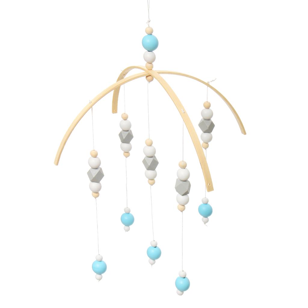 Buy Baby Balls Wooden Beads Mobile Rattles Bed Bell Wind Chimes Toys ...