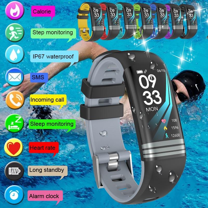 Buy Smart Watch Waterproof Swim Smart Wristband Fitness Tracker ...