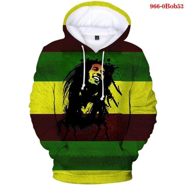 Cheap New Bob Marley Women Men Clothing Hip Pop Sweatshirt Streetwear ...