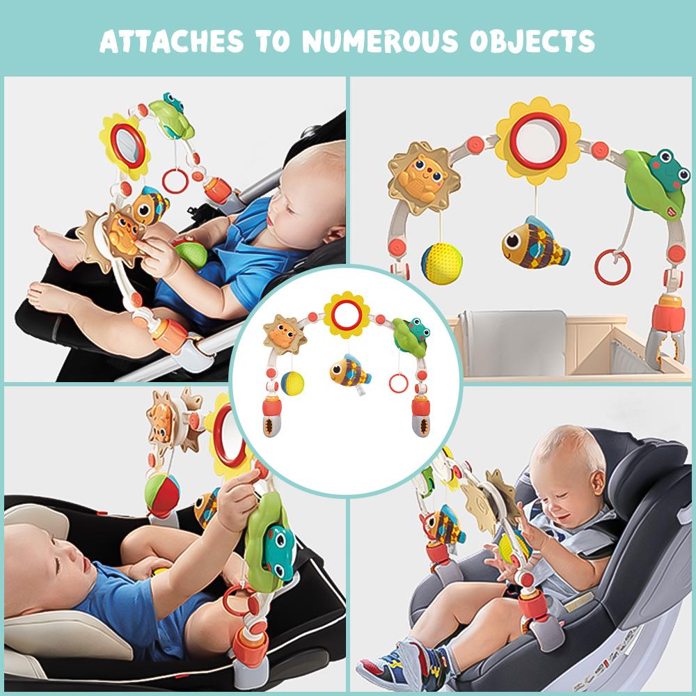 Buy Curious stroller arch crib bell hanging newborn stroller pendant ...