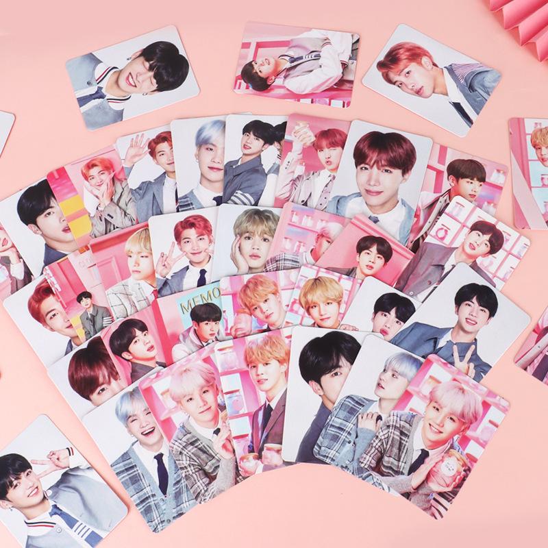 Buy Non-repetitive Bts Photocards Lomo Cards Desk Calendar Gift ...