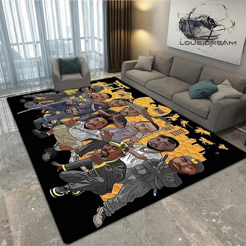 Cheap Hip-hop Music Star Rectangle Rug, Hip-hop Music Star Area Rug,Hip ...