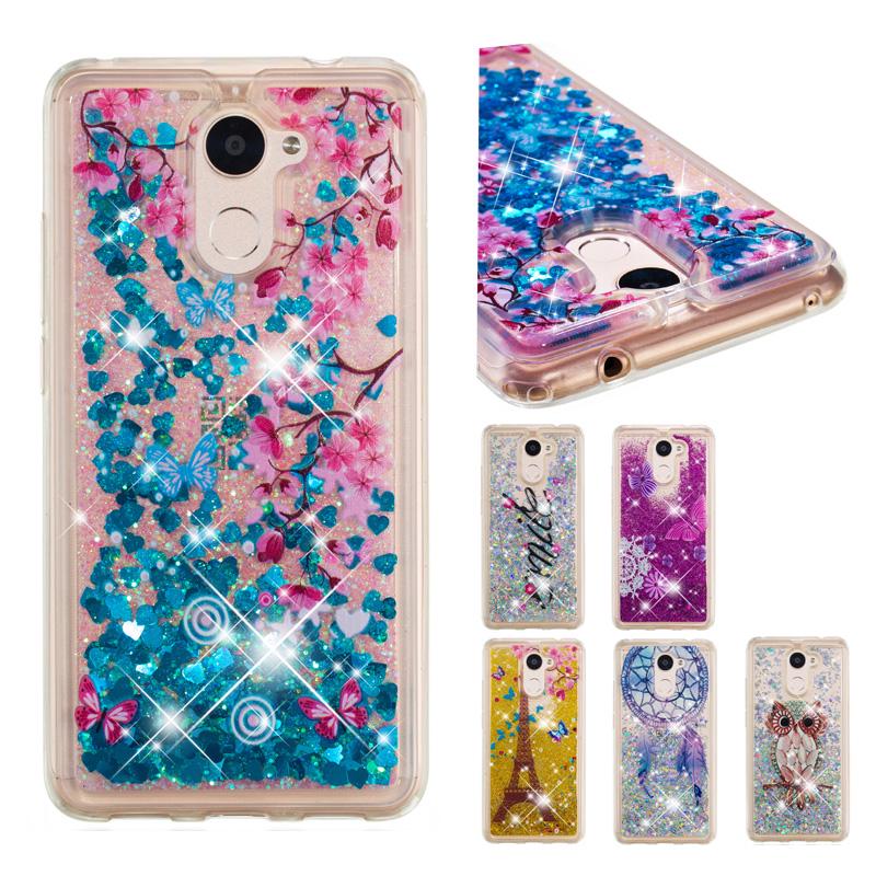 Buy Transparent Liquid Quicksand Glitter Star Soft Rubber Cell Phone ...
