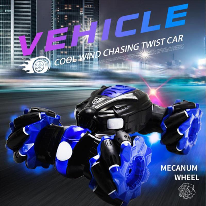 Buy 1:16 2.4g Remote Control Car With Music Light 4wd Gesture Induction ...