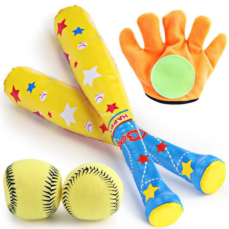 Buy Children EVA Foam Soft Safety Sports Baseball Toy Set(Yellow) at ...