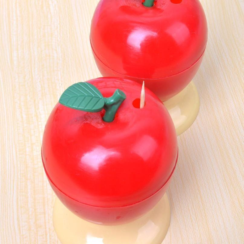 Buy Cute Toothpick Fashion Small Portable Fruit Apple Shape Automatic ...