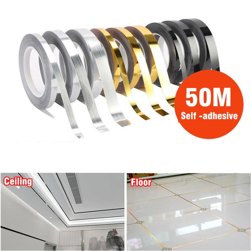 Buy 50M Home Decoration Tile Gap Tape Self-adhesive Tape Floor Wall ...