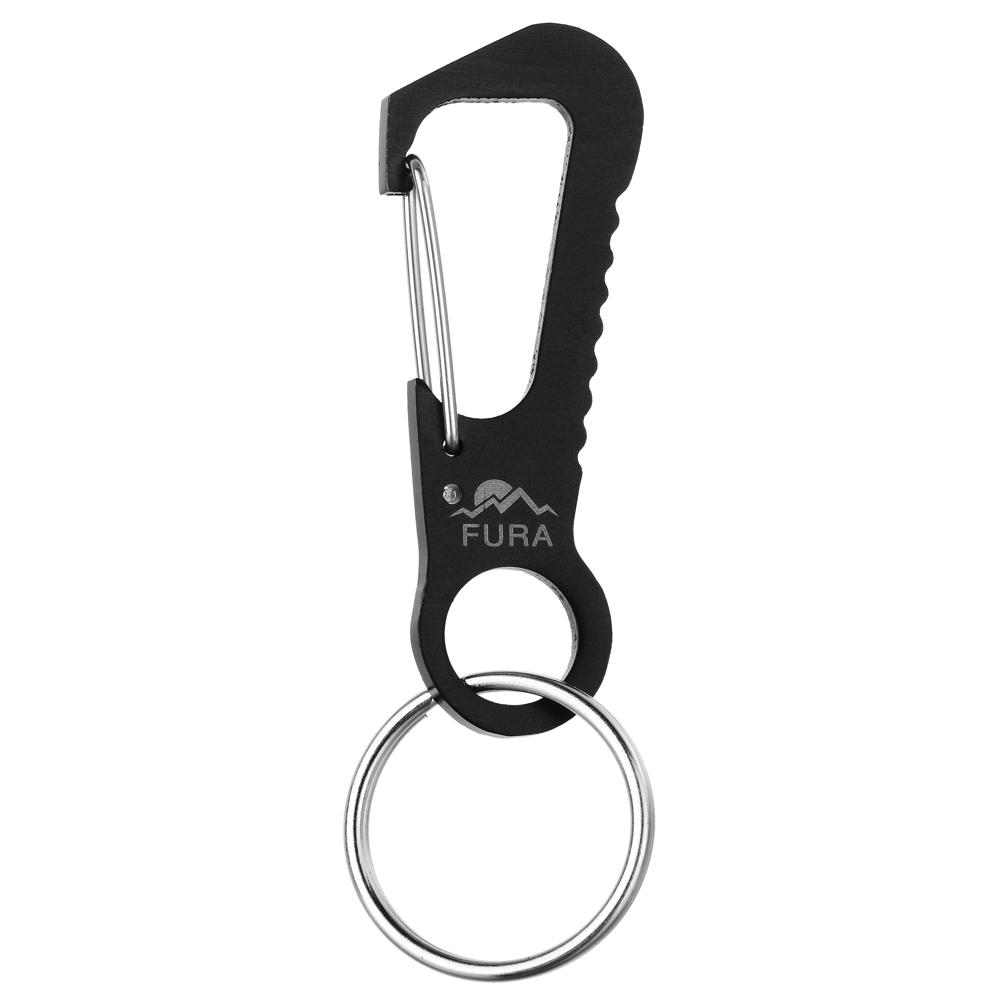Buy Stainless Steel Key Chain Multifunction Key Ring Carabiner Keychain ...