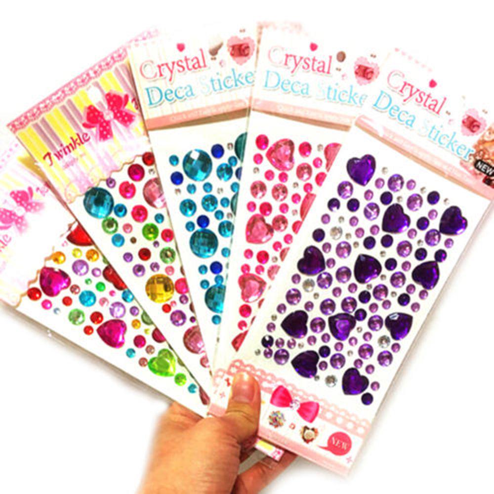 Cumpără Chic Bling Crystal Diamond Phone Stickers Kids Stickers Self ...