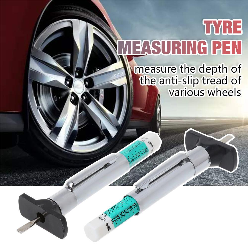 Buy Tyre Measuring Pen Measuring Ruler Tyre Tread Depth Measuring Tool ...