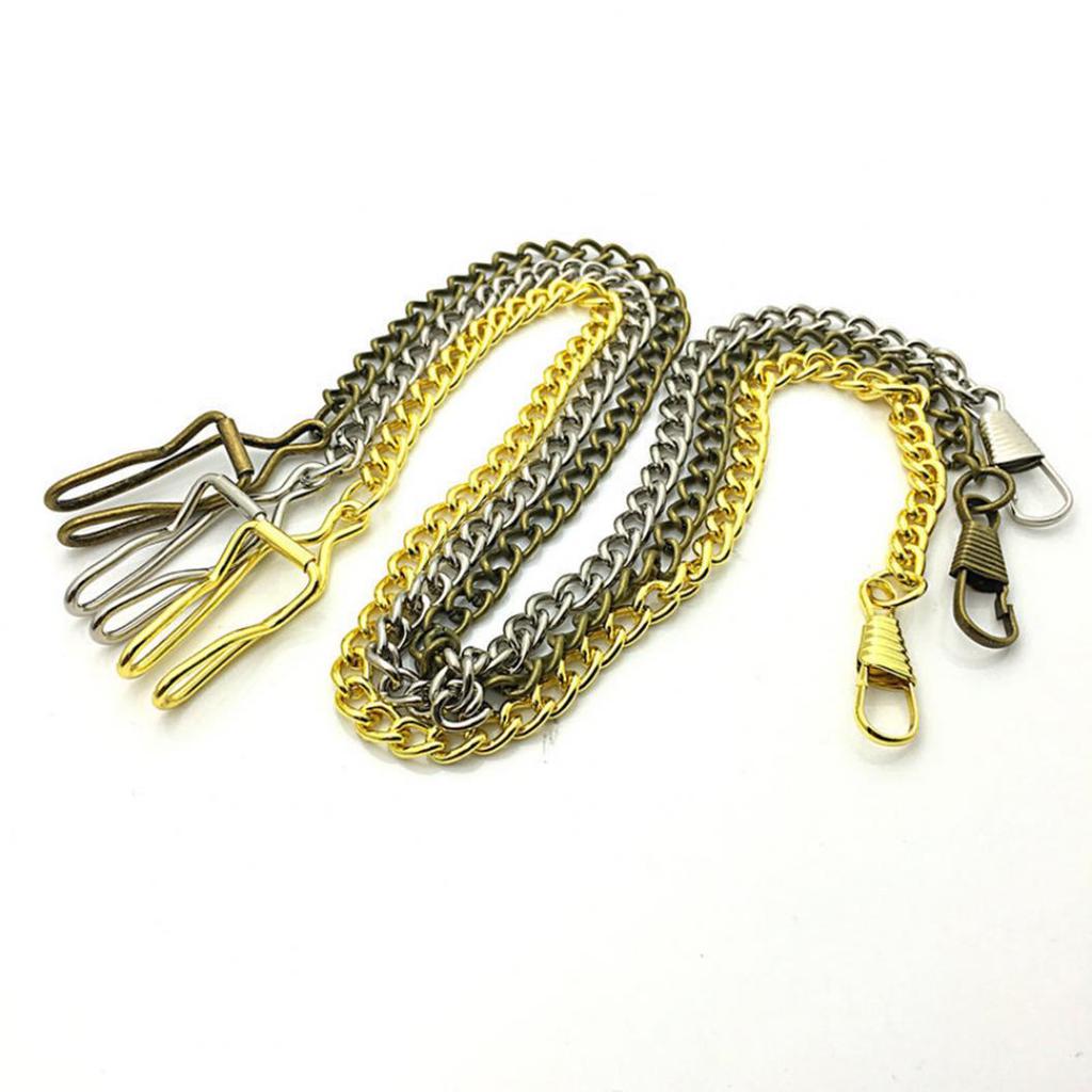 Unisex Retro Antique Gift Pocket Chain Watch Holder Necklace Jean Belt ...