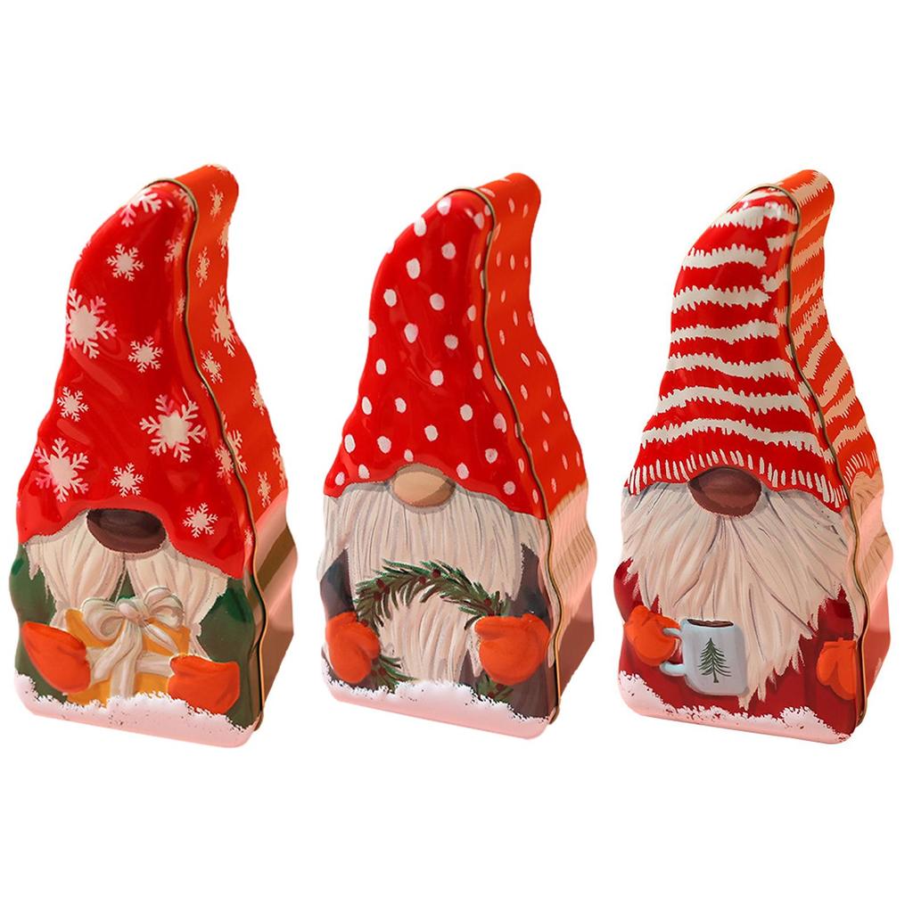 Christmas Cookie Bo*| Santa Clause Shape Christmas Metal Bo ...