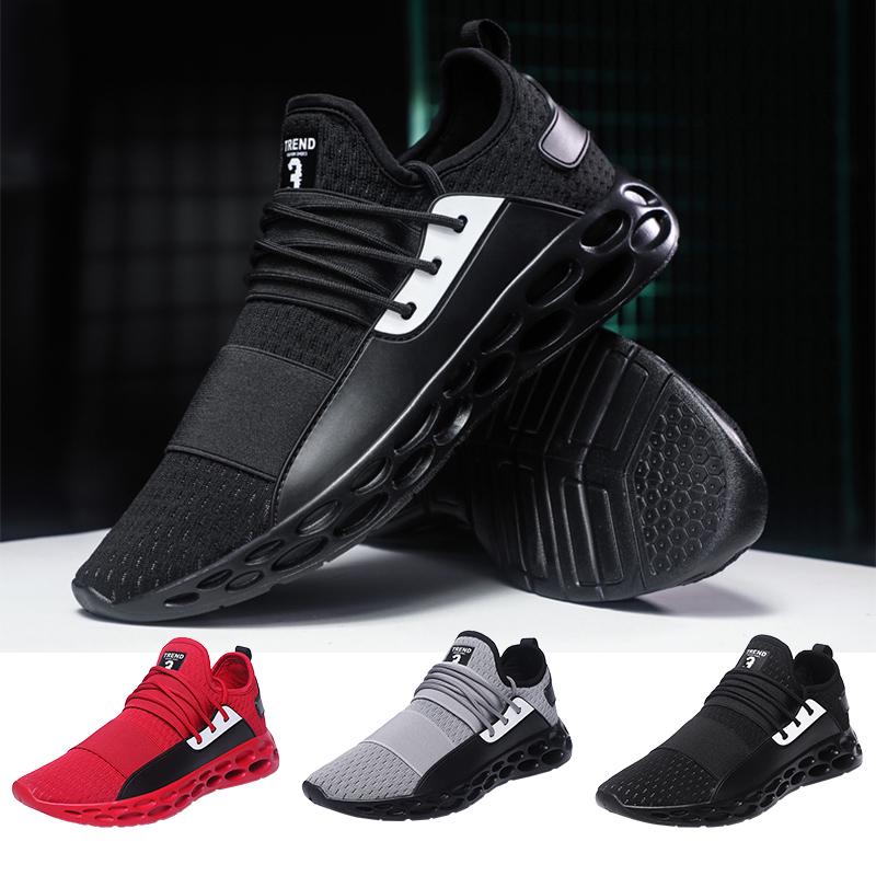 Men Casual Comfortable Breathable Fly Weave Outdoor Sports Running ...