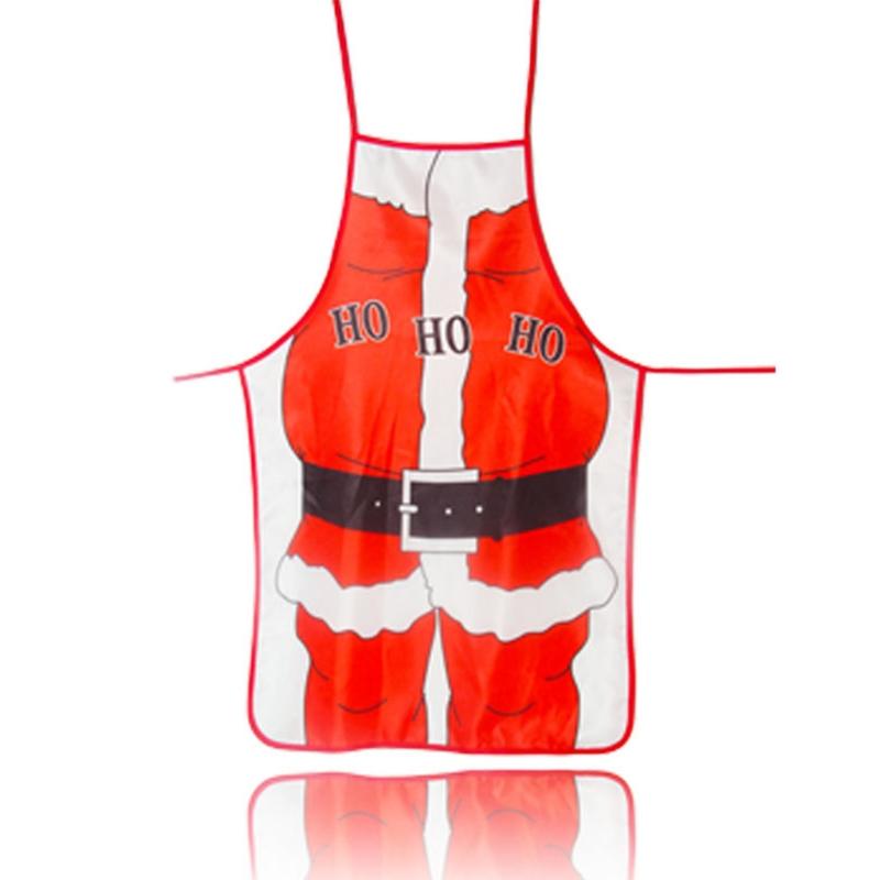 Christmas Christmas Decorative Apron Adult Elf Santa Claus Cartoon ...
