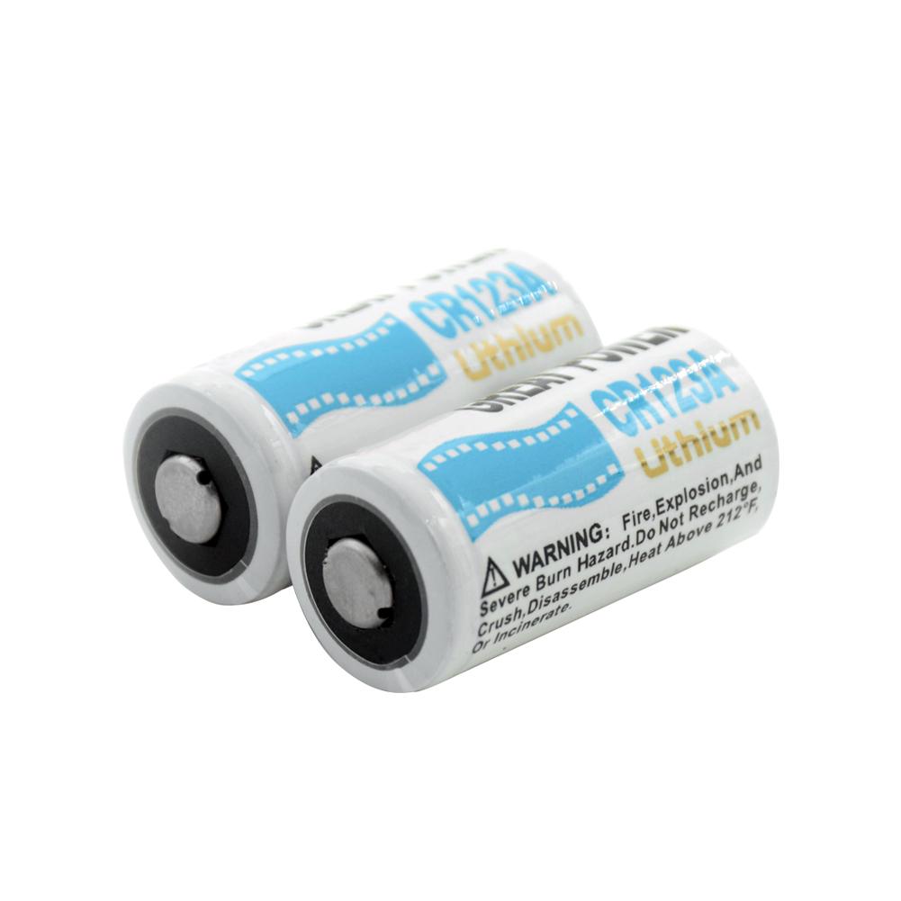 Buy CR123A 3V Lithium Battery K123A DL123A EL123AP Camera Batteries ...