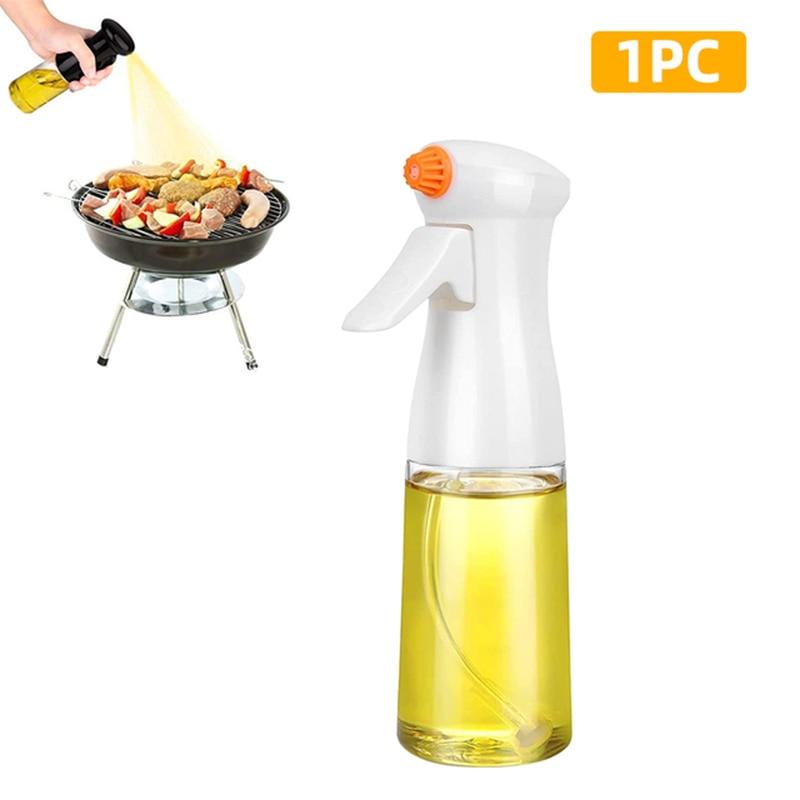 Buy 210ml Oil Bottle Kitchen Oil Spray Bottle Cooking Baking Vinegar ...