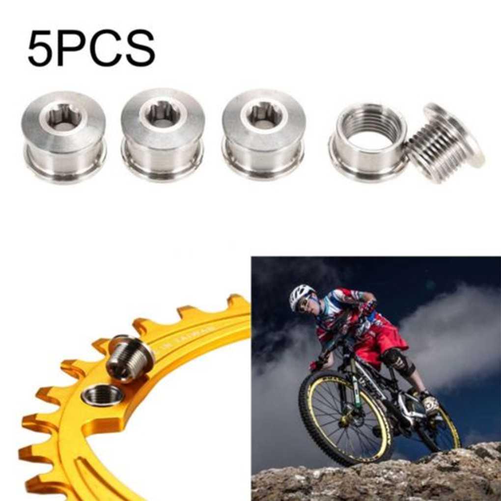 Buy 5Pcs Accessories Bike Chain Wheel Screw Single Crankset Chainring ...