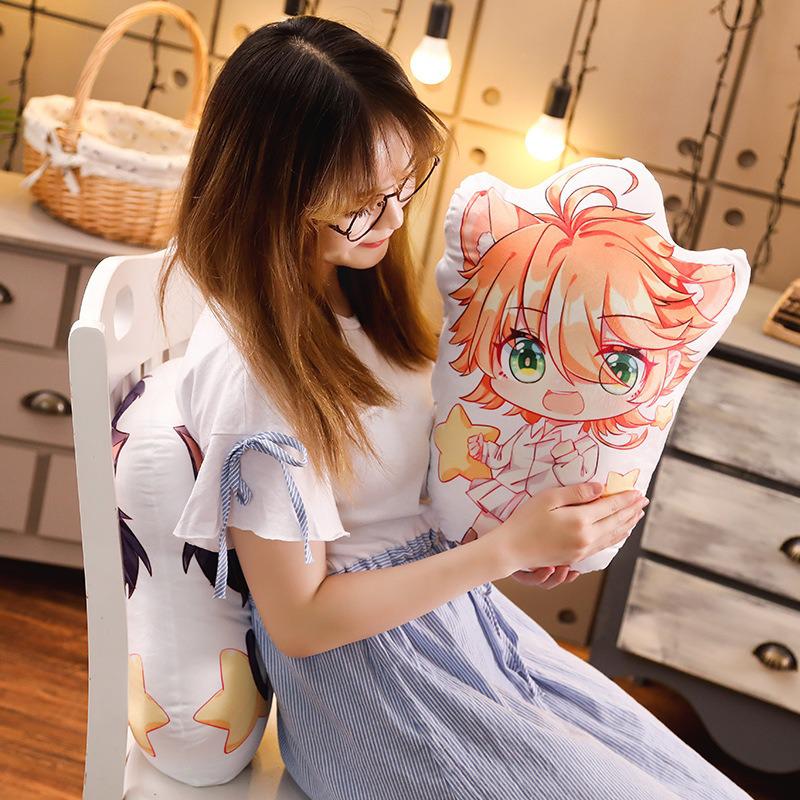 Cheap Anime The Promised Neverland Manga Peripheral Plushies Pillow ...