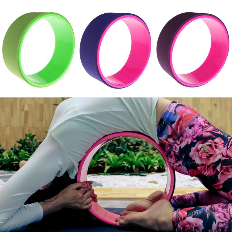 Yoga Wheel TPE Pilates Fitness Magic Ring Training Body Building Home ...