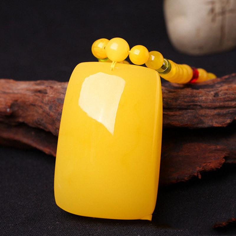Buy Natural Amber Honey Wax Chicken Oil Yellow Ping An Wushi Brand ...