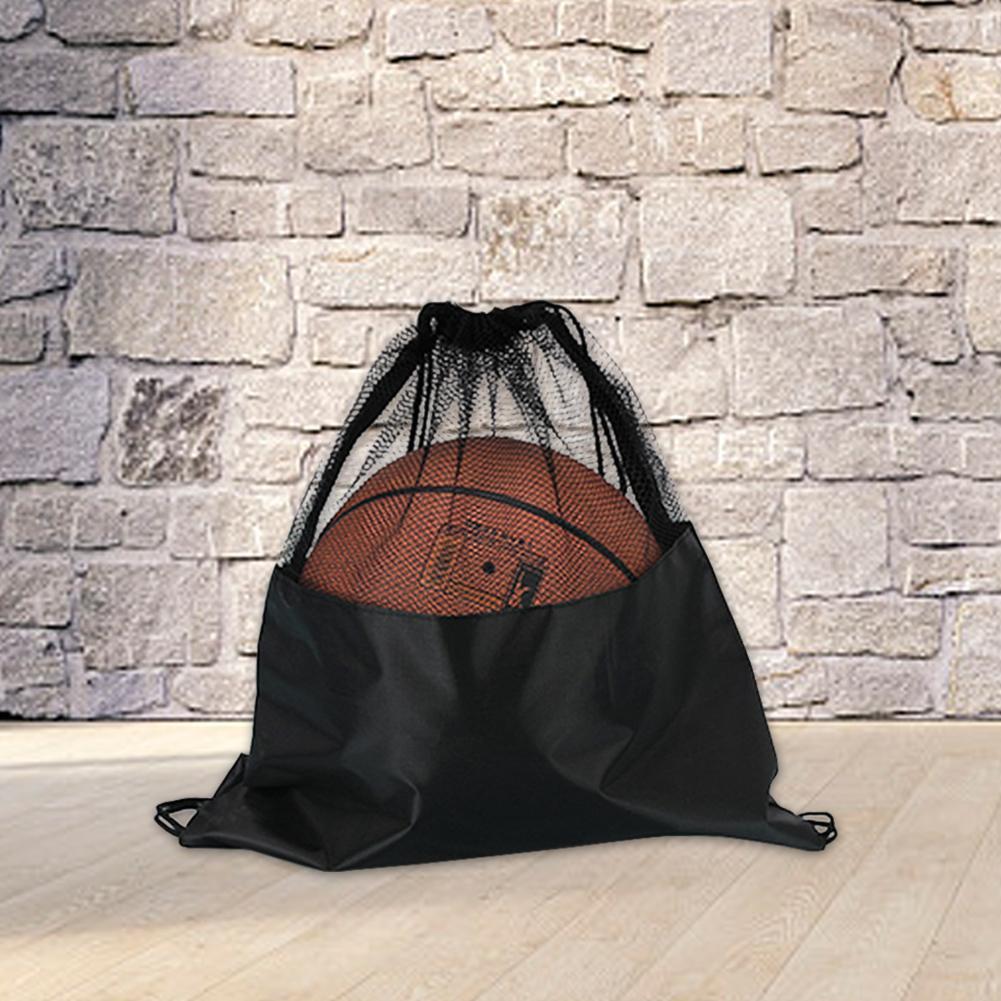 READY STOCK Soccer Basketball Storage Bag Half Net Bundle Bag E6N1 Bag ...