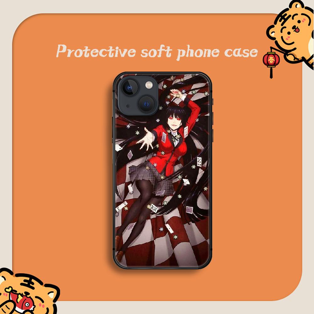 Buy Kakegurui Yumeko Ikishima Soft Phone Case For Iphone Xiaomi Mi ...