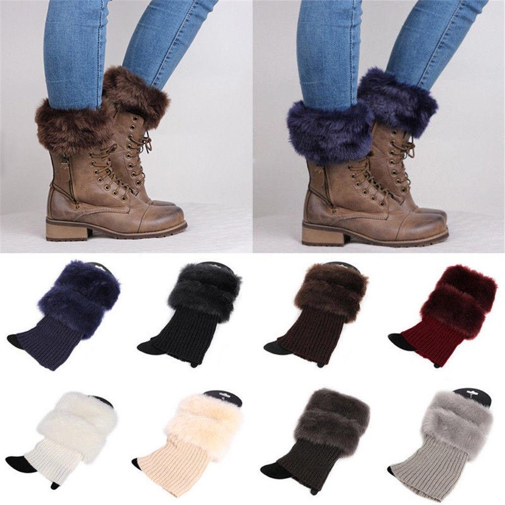 Buy New European and American Fur Boots Women's Warm Socks Christmas ...