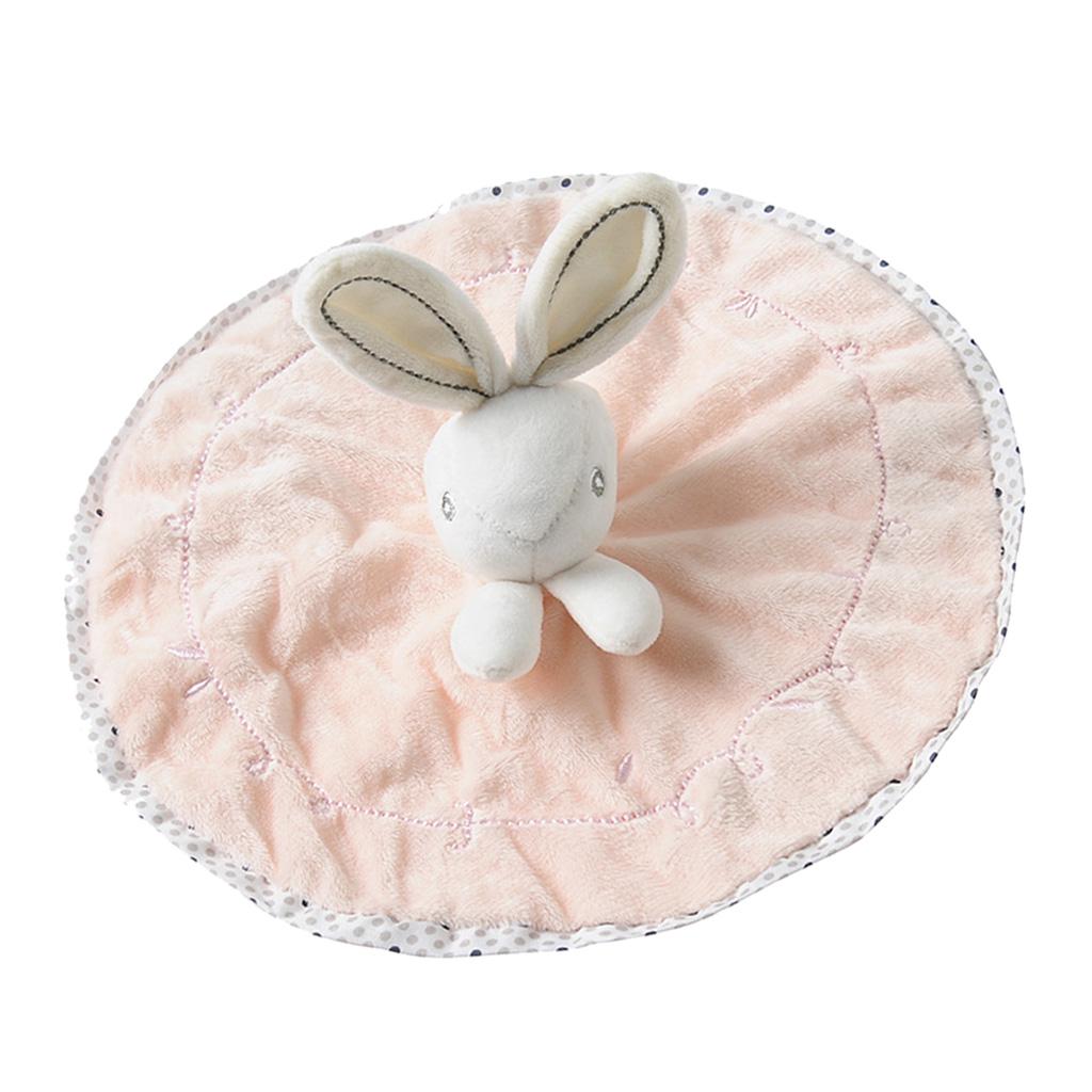 Buy Baby Bunny Security Blanket Plush Comforter Sleep Stuffed Toy Pink ...
