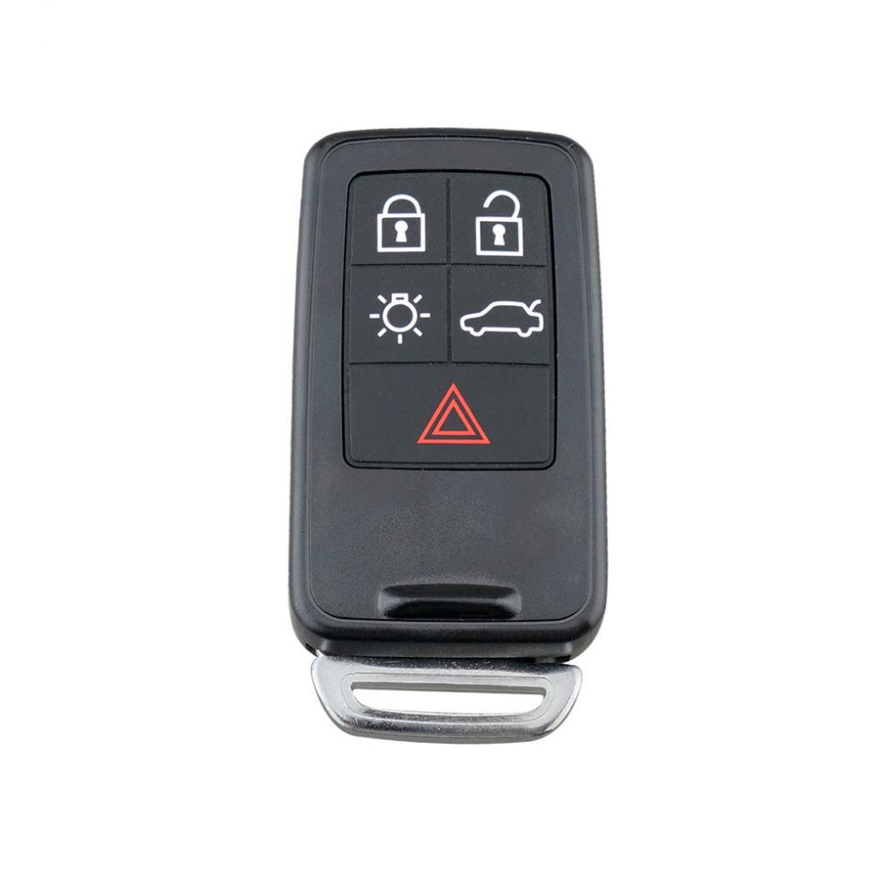 Buy 433Mhz 5 Buttons Remote Car Key Fob Entry with Chip Fit for Volvo ...