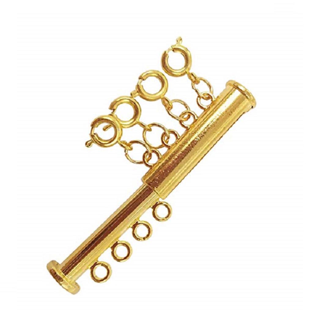 Satın alın 6Pc 14/20/25mm MultiStrand Slide Lock Clasp Magnetic Closure ...