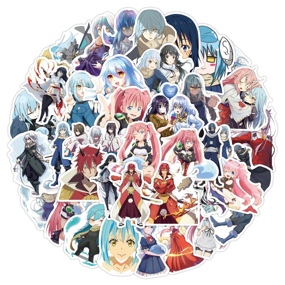 Buy 50pcs Kids Stickers That Time I Got Reincarnated As A Slime Anime ...