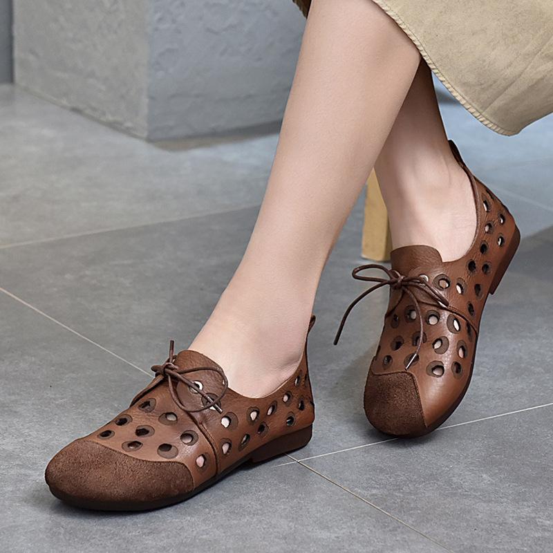 Cheap Comfortable Shoes Women Single Shoes Leather Mother Shoes Flat ...