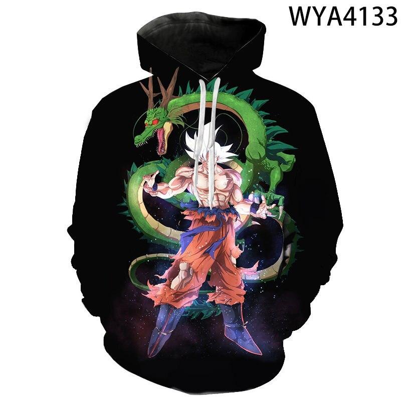Buy New Sweatshirts Dragon Pullover Anime 3d Printed Men Women Children ...